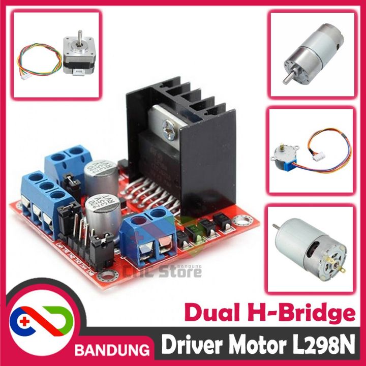 L298N DUAL H BERIDGE STEPER MOTOR DRIVER MODUL | Lazada Indonesia