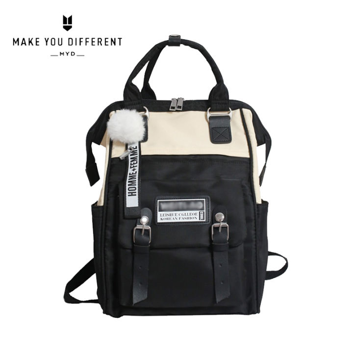 MYD Backpack for women Korean style large capacity high school student ...