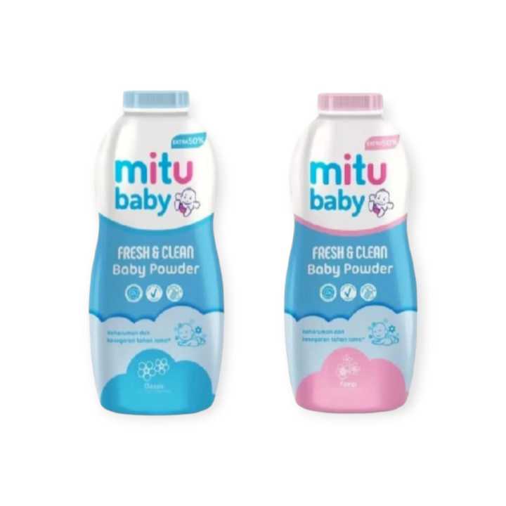 Mitu Baby Powder Fresh and Clean 50gram dan 100gram Mitu Bedak Bayi ...