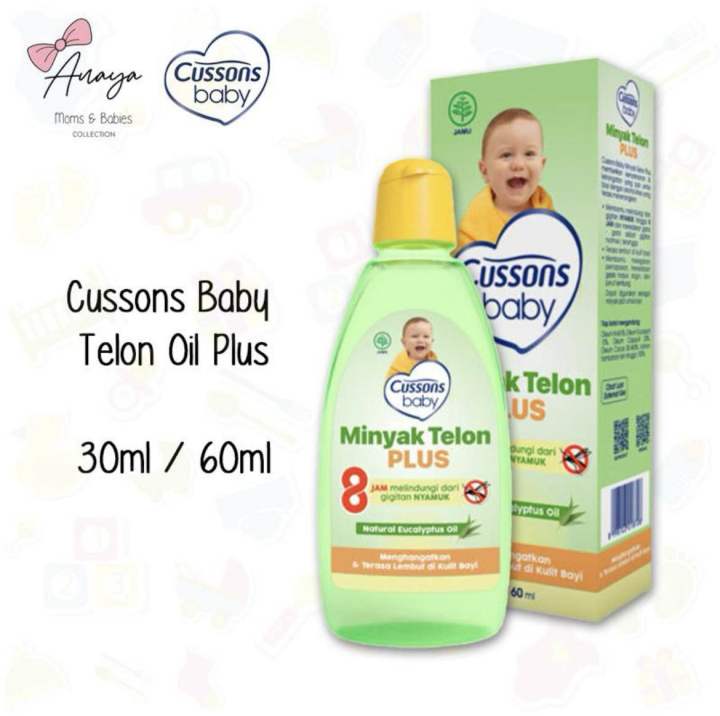 Cussons Baby Telon Oil Plus 30ml 60ml / Minyak Telon Plus Cussons 60ml ...