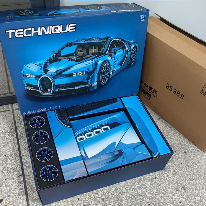 Bugatti Veyron Building Blocks Car 95968 Top Car Mechanical Set ...