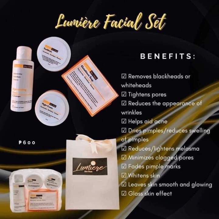 LUMIERE SKIN VITALS FACIAL SET | Lazada PH