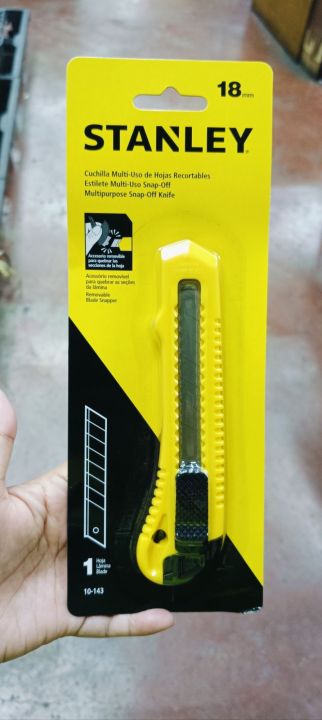 STANLEY CUTTER KNIVE 10-143 ( SNAP OFF TYPE ) | Lazada PH