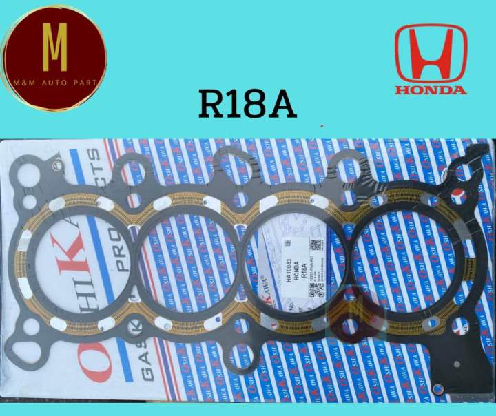 ประเก็นฝาสูบ HONDA R18A-R20A CIVIC HR-V FD VTEC CR-V 1.8,2.0 ยี่ห้อ ...