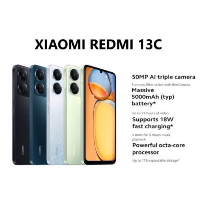 [Malaysia Set] Redmi 13C (128GB ROM | 6GB RAM) | 1 Year Xiaomi Malaysia ...