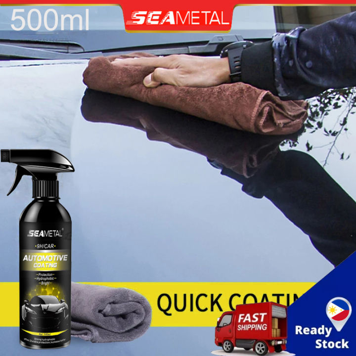 SEAMETAL Ceramic Coating for Car Original Polish Hydrogloss Wax Nano Shield Premium Coat 500ml ...
