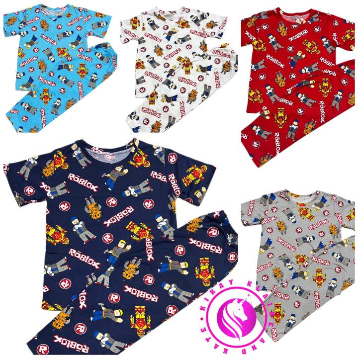 Roblox Design Terno Pajamas for Kids and Adults Pambahay Pantulog ...