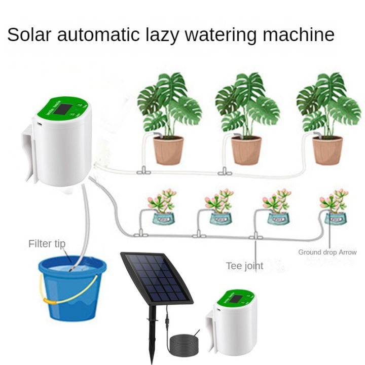 Solar Watering Drip Irrigation Kit System Auto Self Watering Device ...