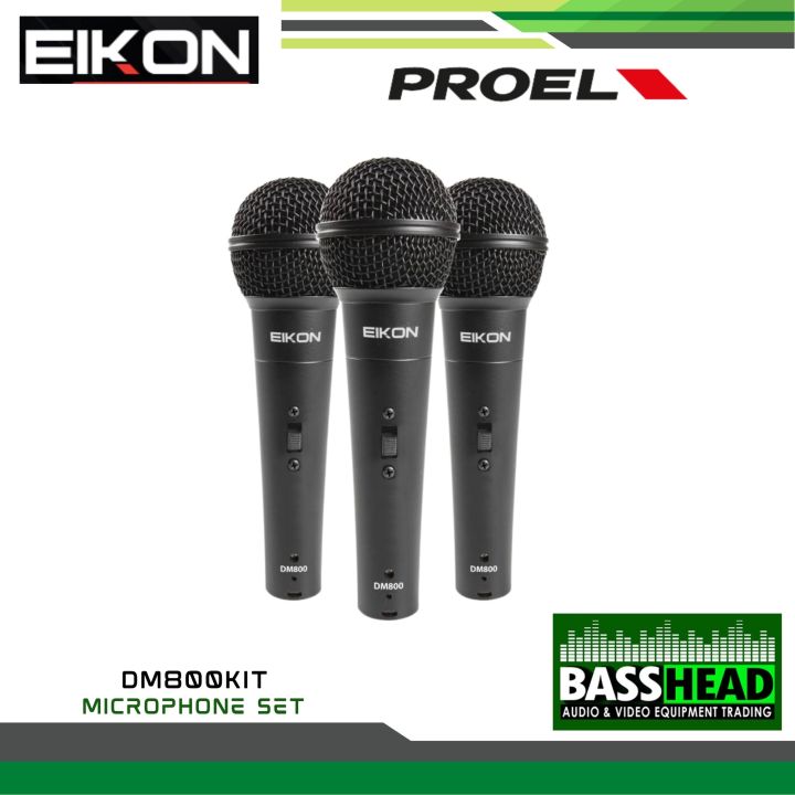 EIKON DM800KIT Microphone Set By PROEL BASSHEAD | Lazada PH