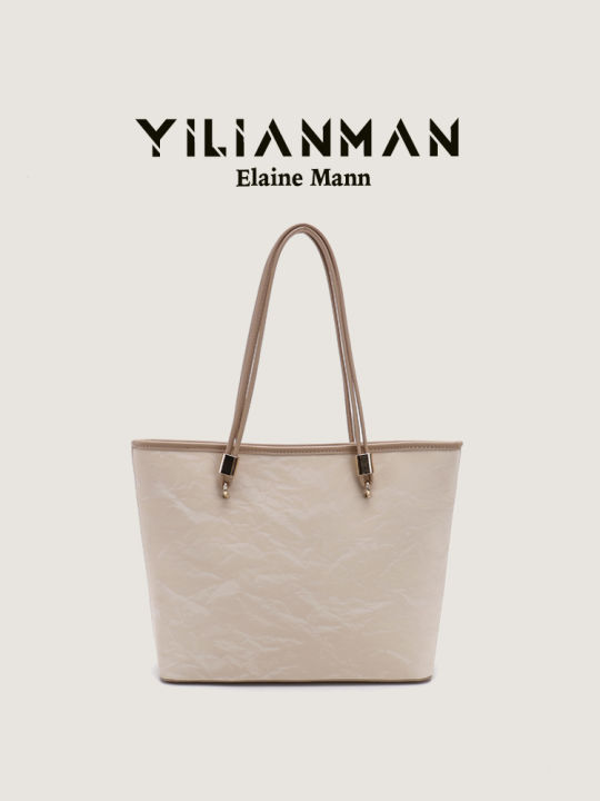 Elaine Man Original Design Tote Bag สําหรับผู้หญิงที่มีความจุขนาดใหญ่ ...