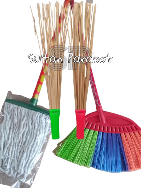 PAKET Sapu, Pel lantai 14cm dan lidi Kasur | Lazada Indonesia