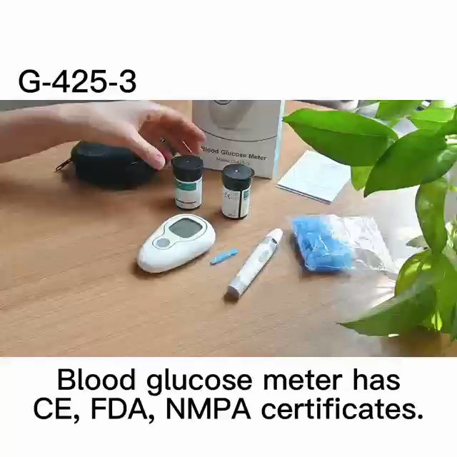 NewAnt Original Blood Glucose Meter with 25/50pcs Test Strips & Lancets ...