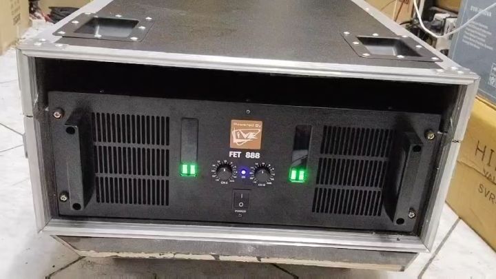 Live FET-888 10000Wx2 4 Ohms Powered Amplifier with Mosfet Transistor ...