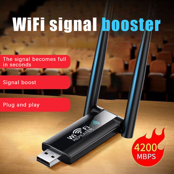 USB Wifi Repeater 300M Wi-Fi Signal Booster 2.4G Wireless Extender Wi ...