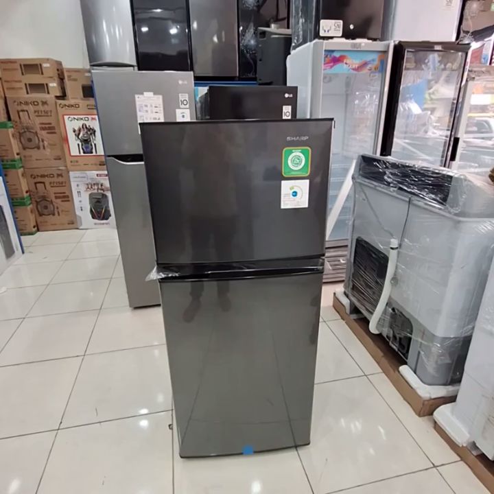 Kulkas 2 Pintu SHARP SJ 195 MN HS 200 Liter Low Watt Tanpa Bunga Es ...
