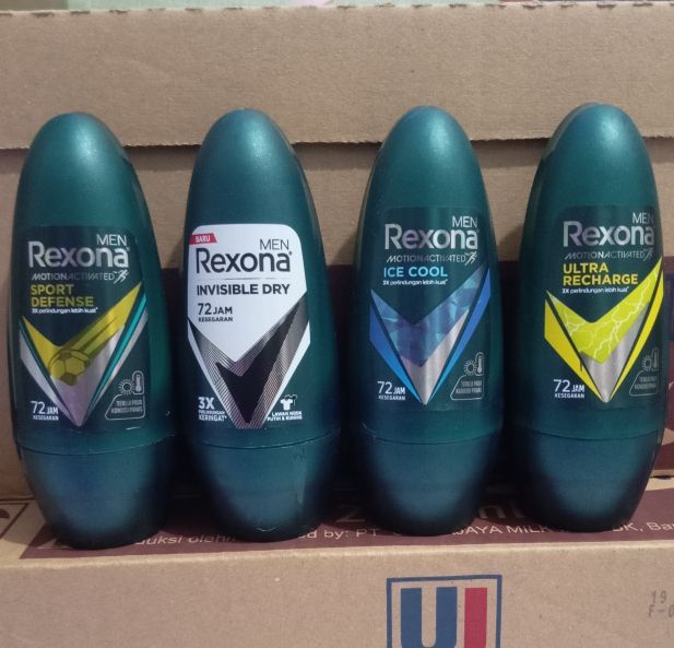 Rexona Men Anti Perspirant Deodorant Roll On | Sport Defence | Invisible Dry | Ice Cool | Ultra ...