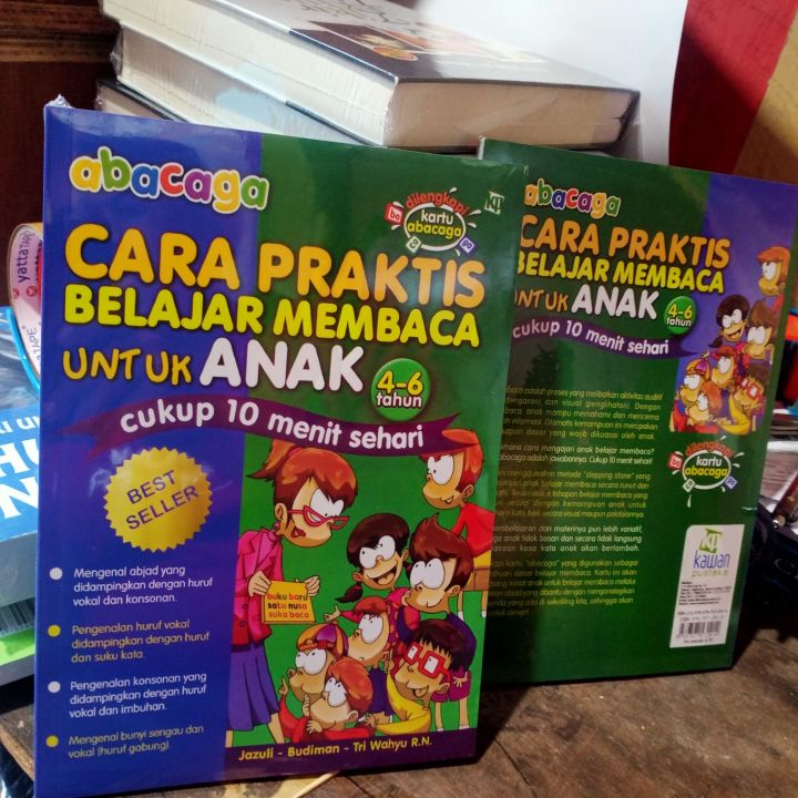 BUKU ABACAGA CARA PRAKTIS BELAJAR MEMBACA UNTUK ANAK 4-6 TAHUN PLUS ...