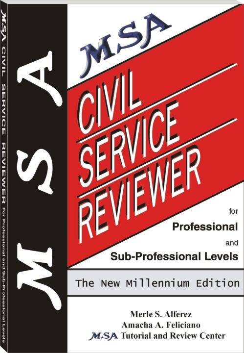 MSA CIVIL SERVICE REVIEWER | Lazada PH