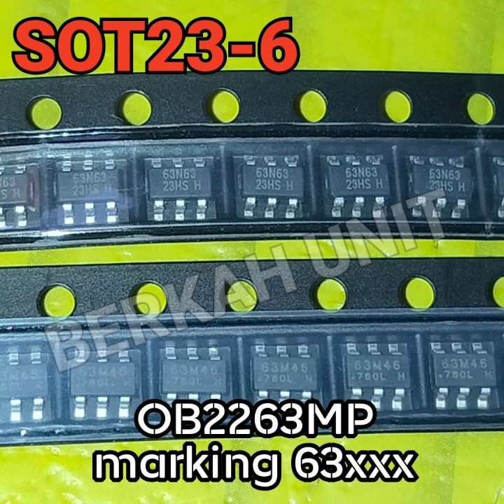 OB2263 IC PWM TV KODE 63 TC2263 63345a 63713 IDP sot23-6 | Lazada Indonesia