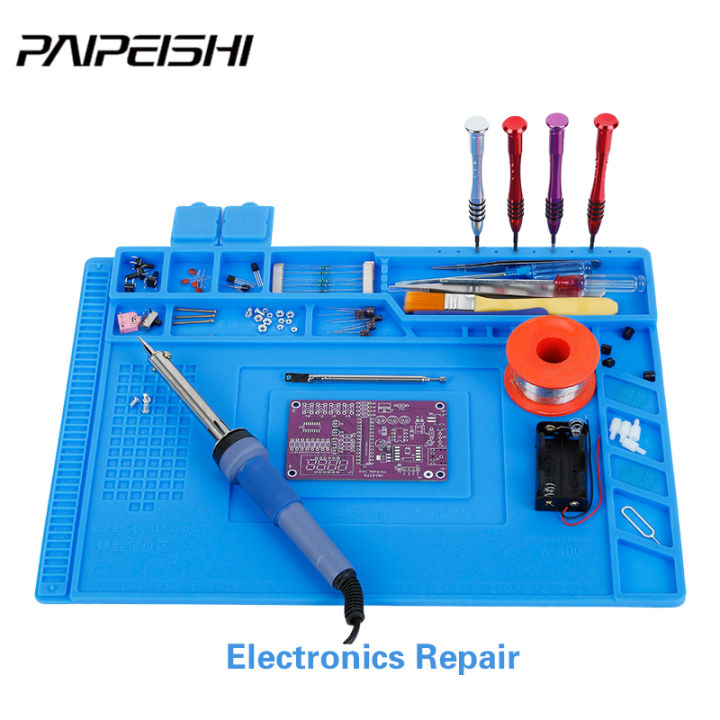 Repair Pad Insulation Heat-Resistant Soldering Station Silicon ...
