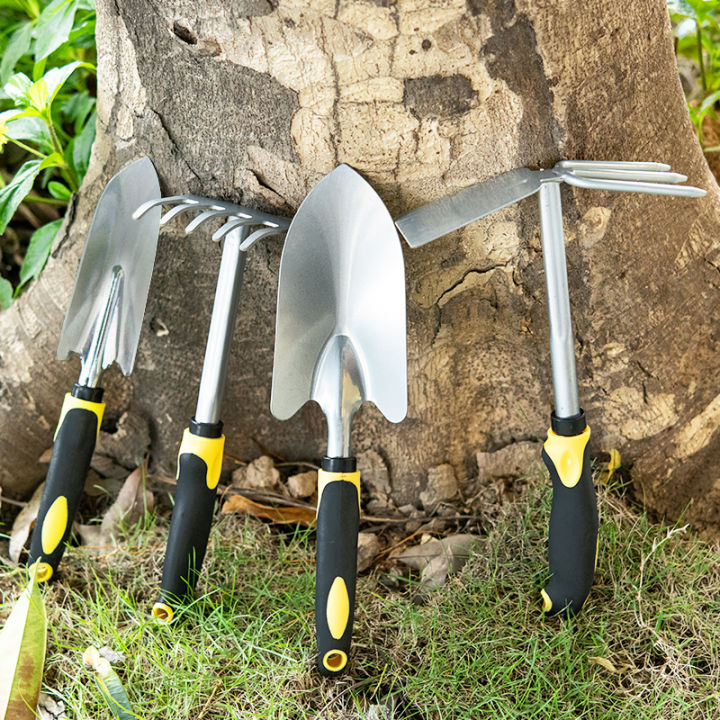 Garden Tool Heavy Duty Garden Trowels Cast-Aluminum Garden Hand Shovels with Non-Slip Rubber ...