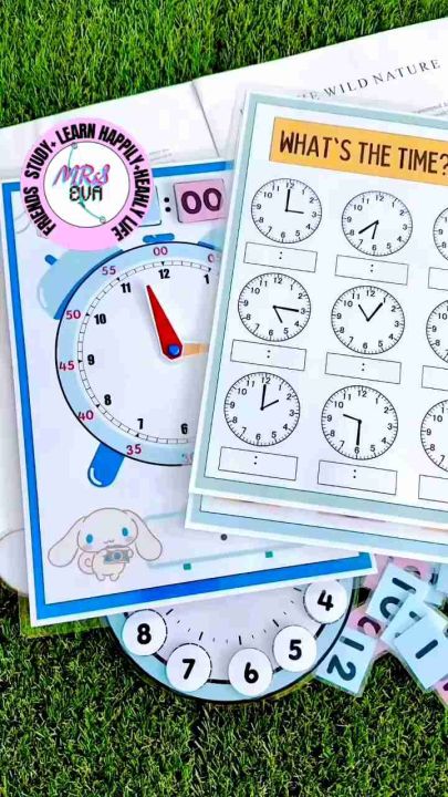 Math TICK-TOCK Time Learning | Cinnamoroll |Belajar Masa & Jam Latihan ...