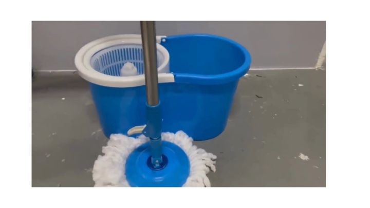 Magic Spin Mop With Bucket 360° Rotating Floor Cleaning Plastic Liner ...