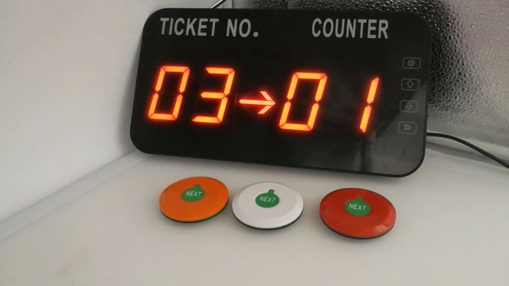 【Local Warehouse】Queuing system machine with printer Queue wireless ...