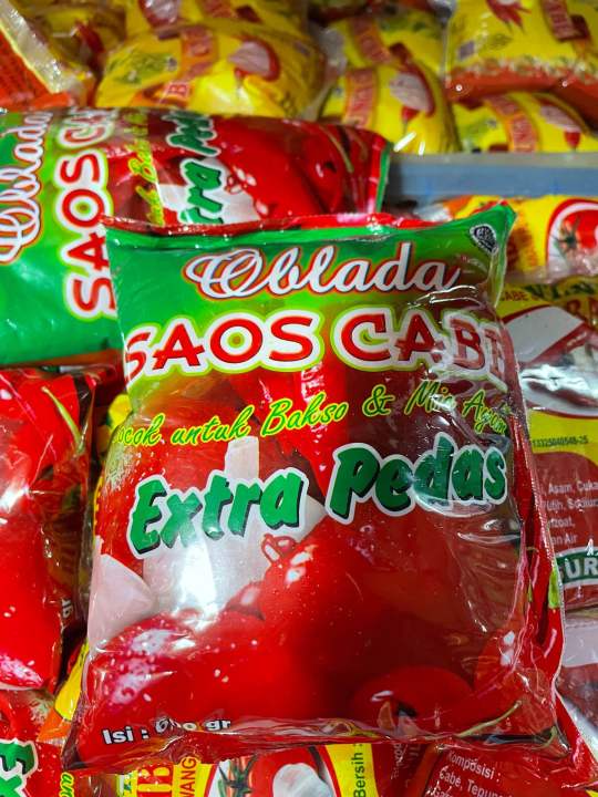 Saus Cabe Extra Pedas Oblada 600g | Lazada Indonesia