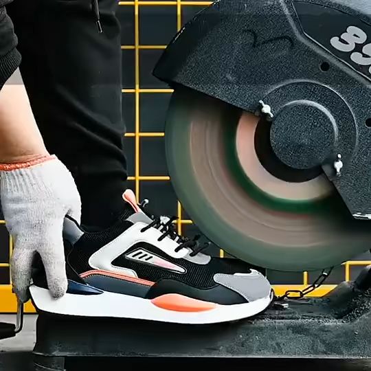 Indestructible Protective Safety Shoes Men Steel Toe Work Sneaker Light ...
