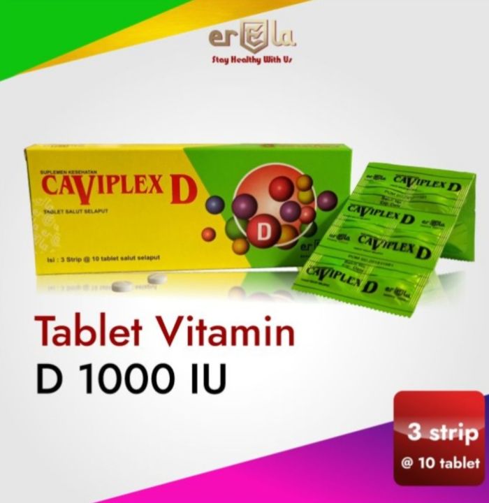 Erela Caviplex tablet Multivitamin | Lazada Indonesia
