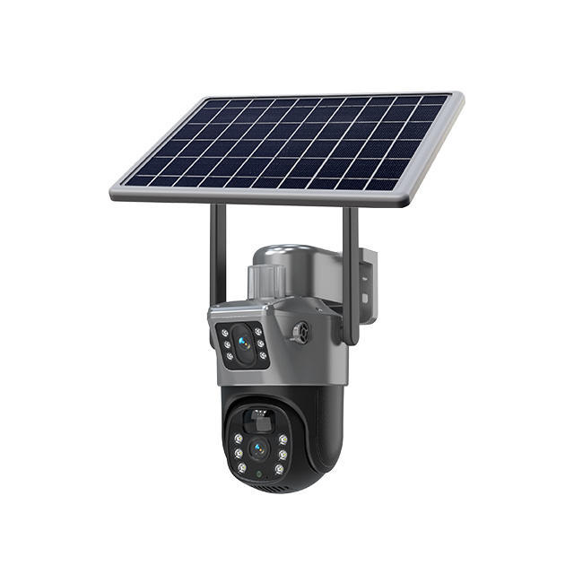 V380 PRO 8MP 4K Dual Lens Solar Surveillance Camera Outdoor Waterproof 4G SIM Card Wireless CCTV ...