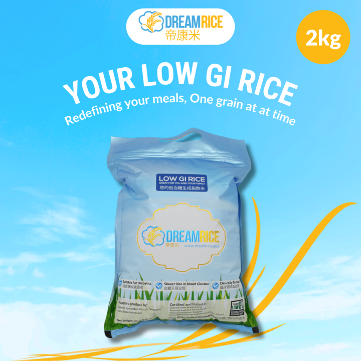 DreamRice Low GI Rice 2kg | Lazada Singapore