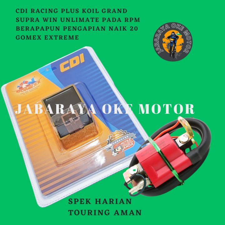 CDI DAN KOIL RACING GRAND, LEGENDA, SUPRA FIT, FIT NEW, WIN, REVO 110 ...