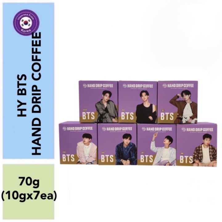 BTS Limited Edition Korea Yakult HY Hand Drip Coffee 70g (BOX) | Lazada