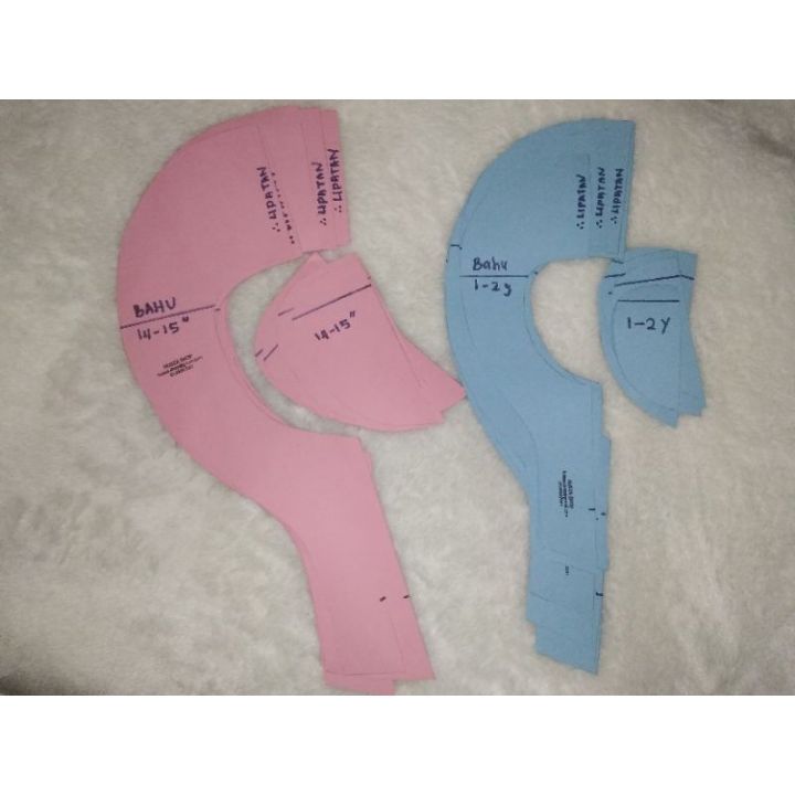 Pola Lapik Leher Dan Lubang Leher Baju Kurung dan Baju Melayu Dewasa ...