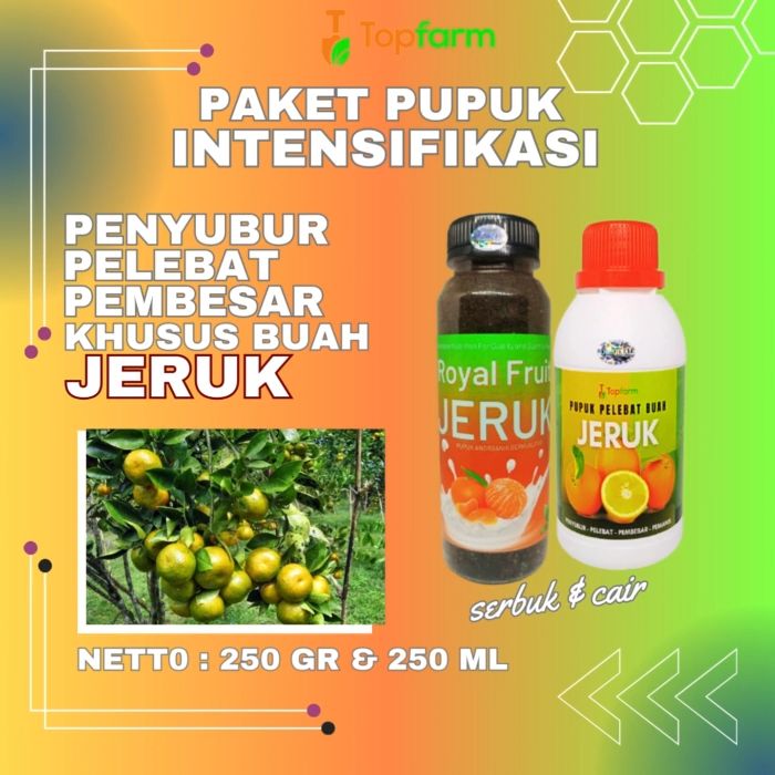 Pupuk Booster Buah Jeruk / Pupuk Booster Jeruk / Pupuk Booster Pelebat ...