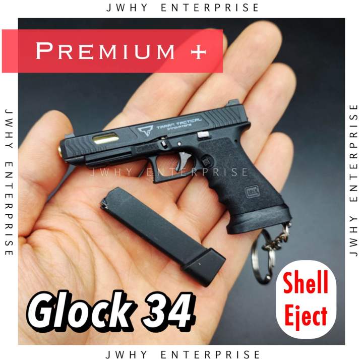 [Premium] THE MOST DETAILED G34 TTI FULL METAL KEYCHAIN TOY GLOCK 34 ...