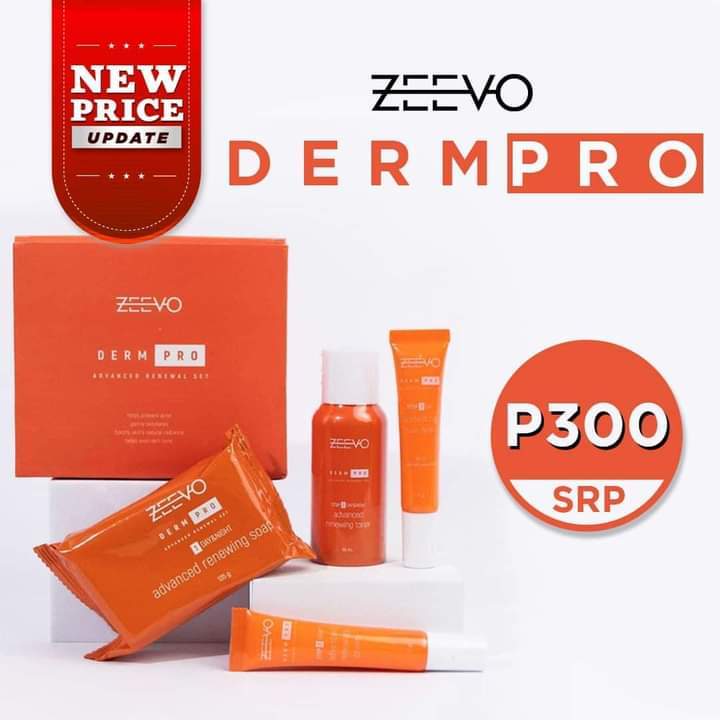 ZEEVO DERM PRO ADVANCED RENEWAL SET 🧡 | Lazada PH