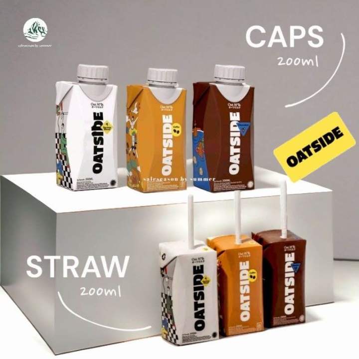 OATSIDE Mini 200ml | Oat Milk | Barista Blend - Chocolate - Coffee | Lazada Indonesia