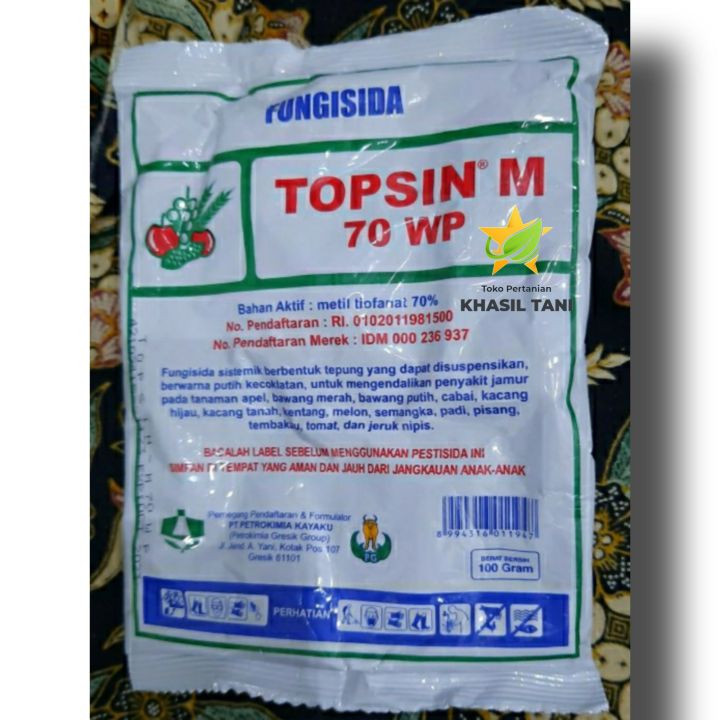 Fungisida TOPSIN M 70 WP Berat Bersih 100 g - Petrokimia Kayaku ...