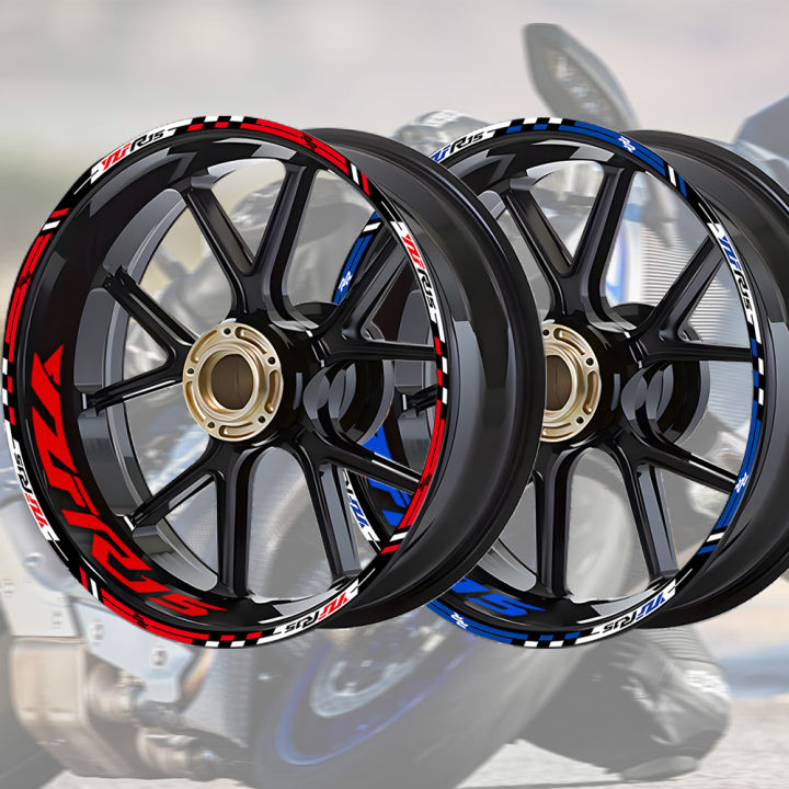 Yamaha Sticker Wheel Rim Sticker for Yamaha YZF R15 YZF-R15 Motorcycle ...