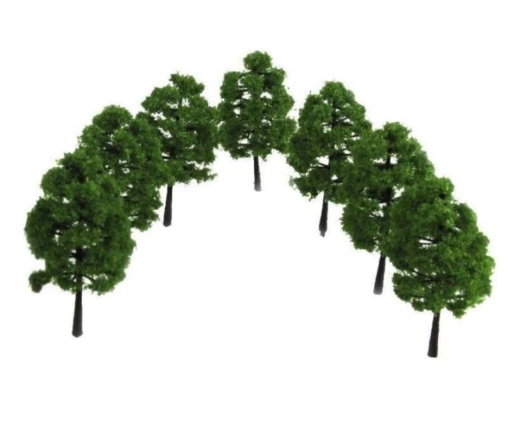 3.5cm Mini Fake miniature trees model tree diorama landscape rainforest ...