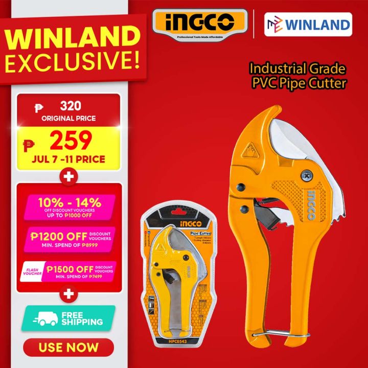 Ingco by Winland Industrial Grade PVC Tube Cutter ING-HT | Lazada PH