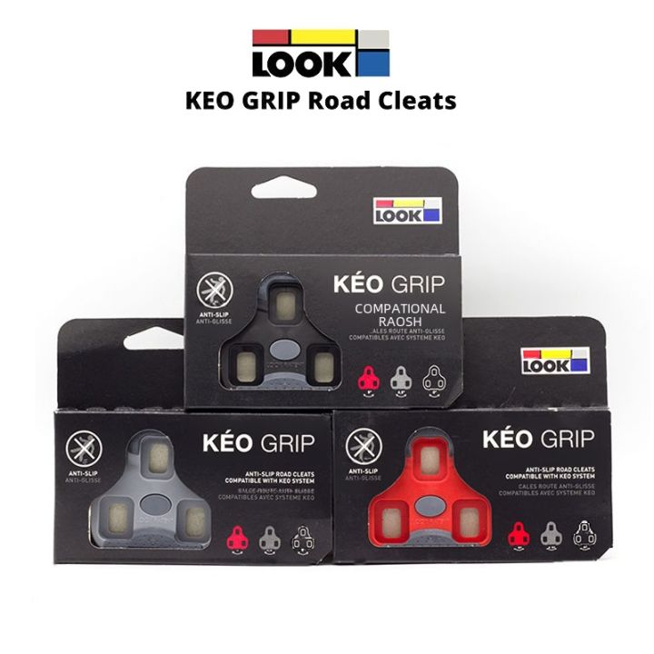 Look Keo Grip Cleats Attachment Road Bike Anti-Slip Locking Plate LOOK ...