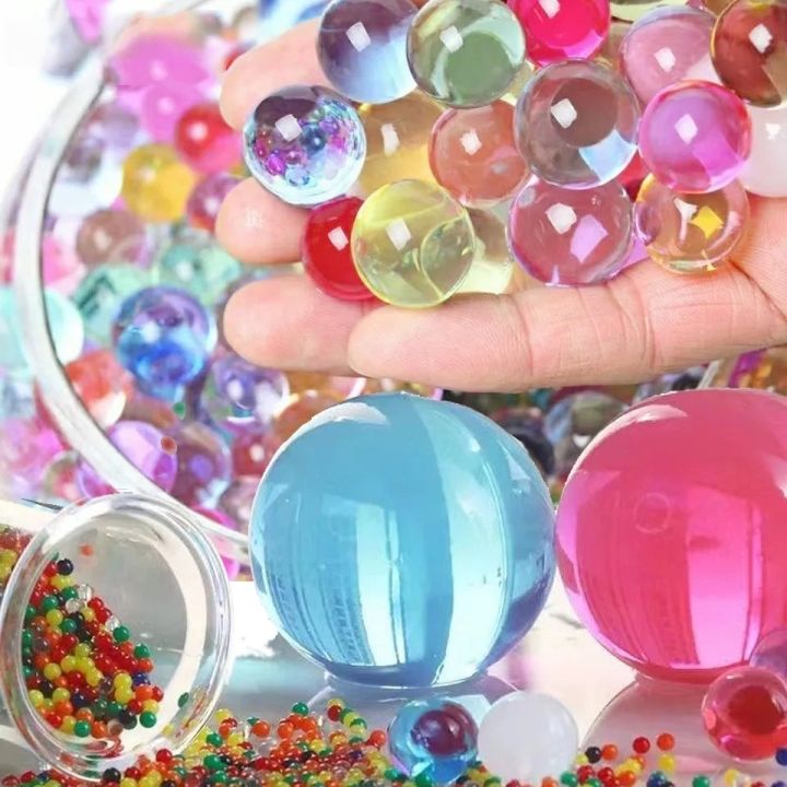 1000pcs/bag Colorful Water Beads Polymer Beads Orbeez DIY Toy Gel Water ...