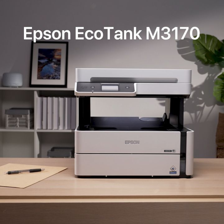 Epson EcoTank Monochrome M3170 WiFi Ink Tank Printer | Lazada