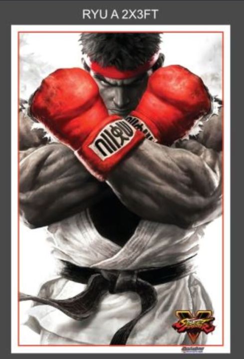 RYU STREETFIGHTER TARPAULIN POSTER 2X3FT | Lazada PH