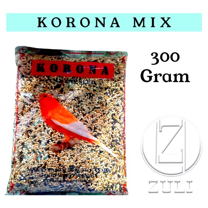 Korona Mix Pakan Burung Kenari Korona Milet Campur 300g | Lazada Indonesia