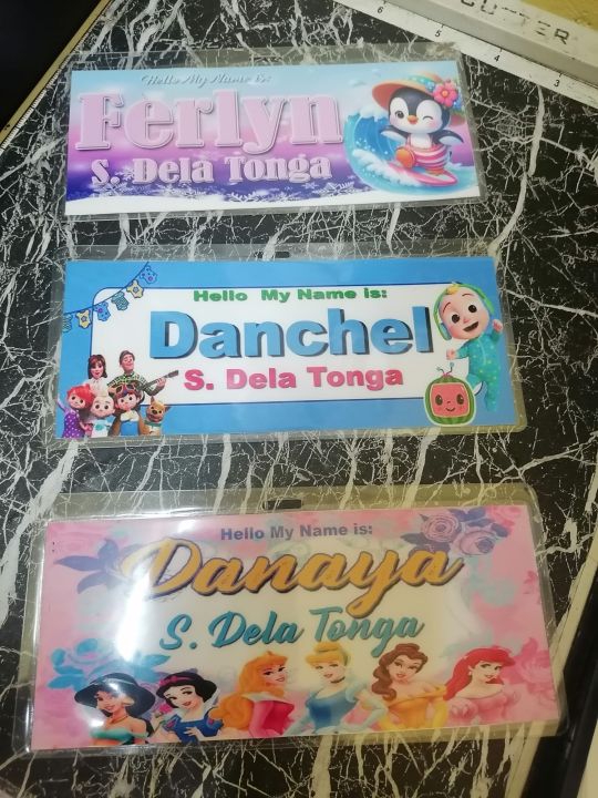 NAMEPLATE LAMINATED back to back | Lazada PH